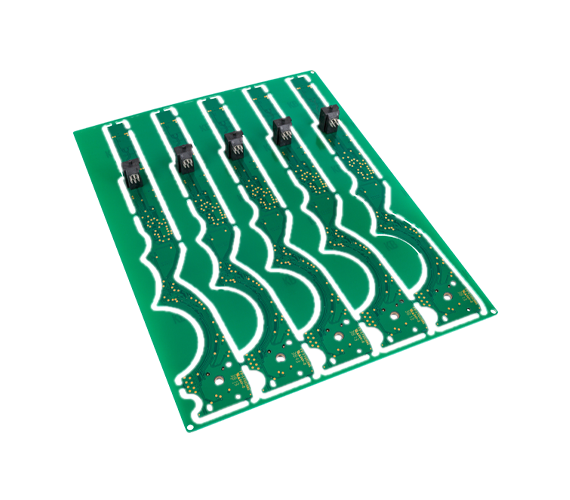 Conventional THT PCB assembly